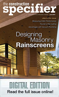 The Construction Specifier - Digital Edition