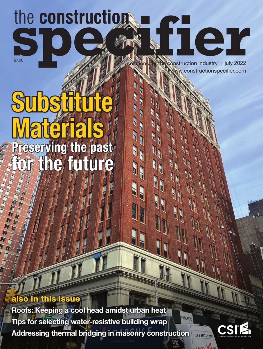 The Construction Specifier - July 2022