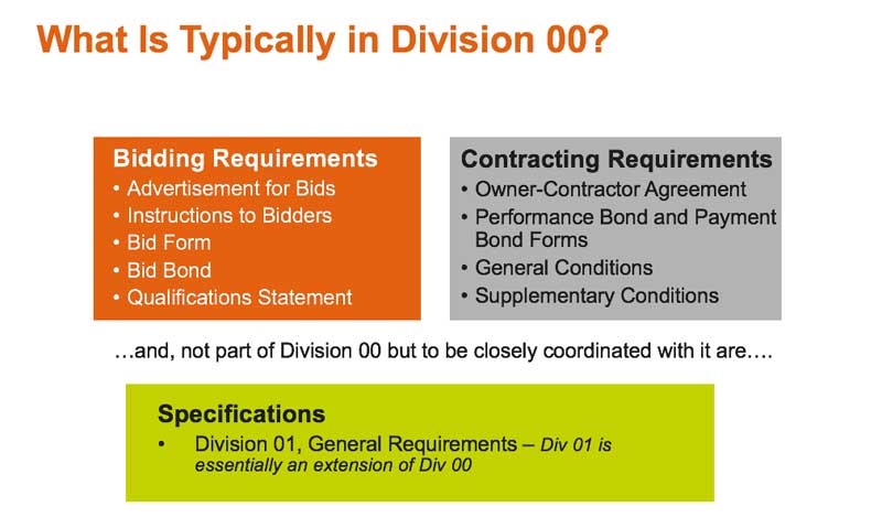Coordinating Specifications With An Owner s Division 00 Page 2 Of 4 