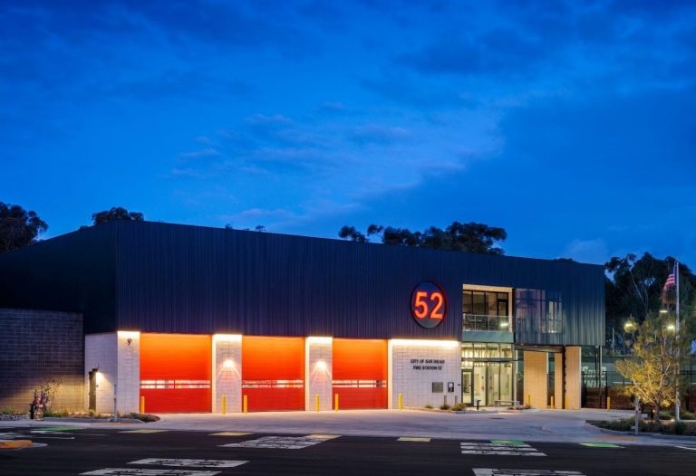 Fire station design tackles steep urban terrain - Construction Specifier